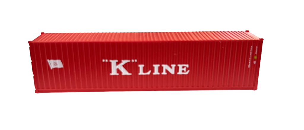 40' Shipping Container - K-Line - E-trains