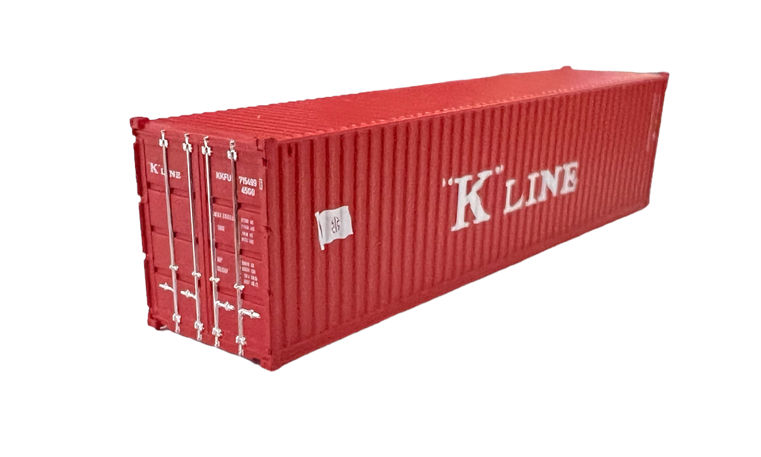 40' Shipping Container - K-Line - E-trains
