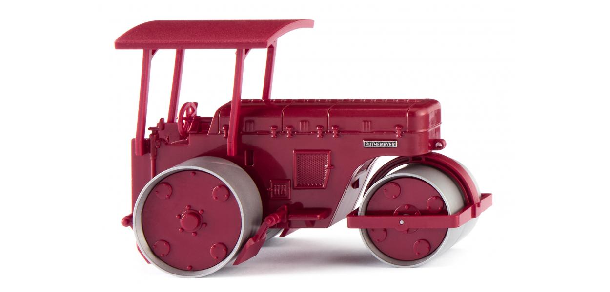 Road roller (Ruthemeyer) - purple red - E-trains