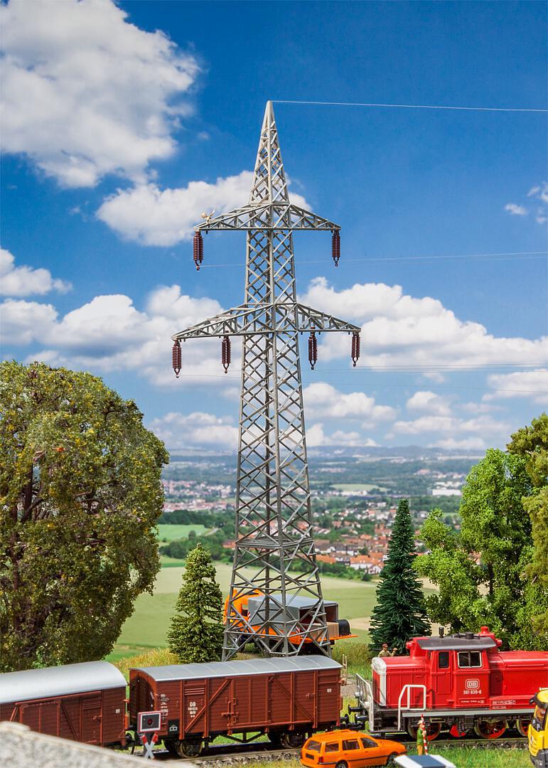 2 Electricity pylons (110 kV) - Kit - E-trains