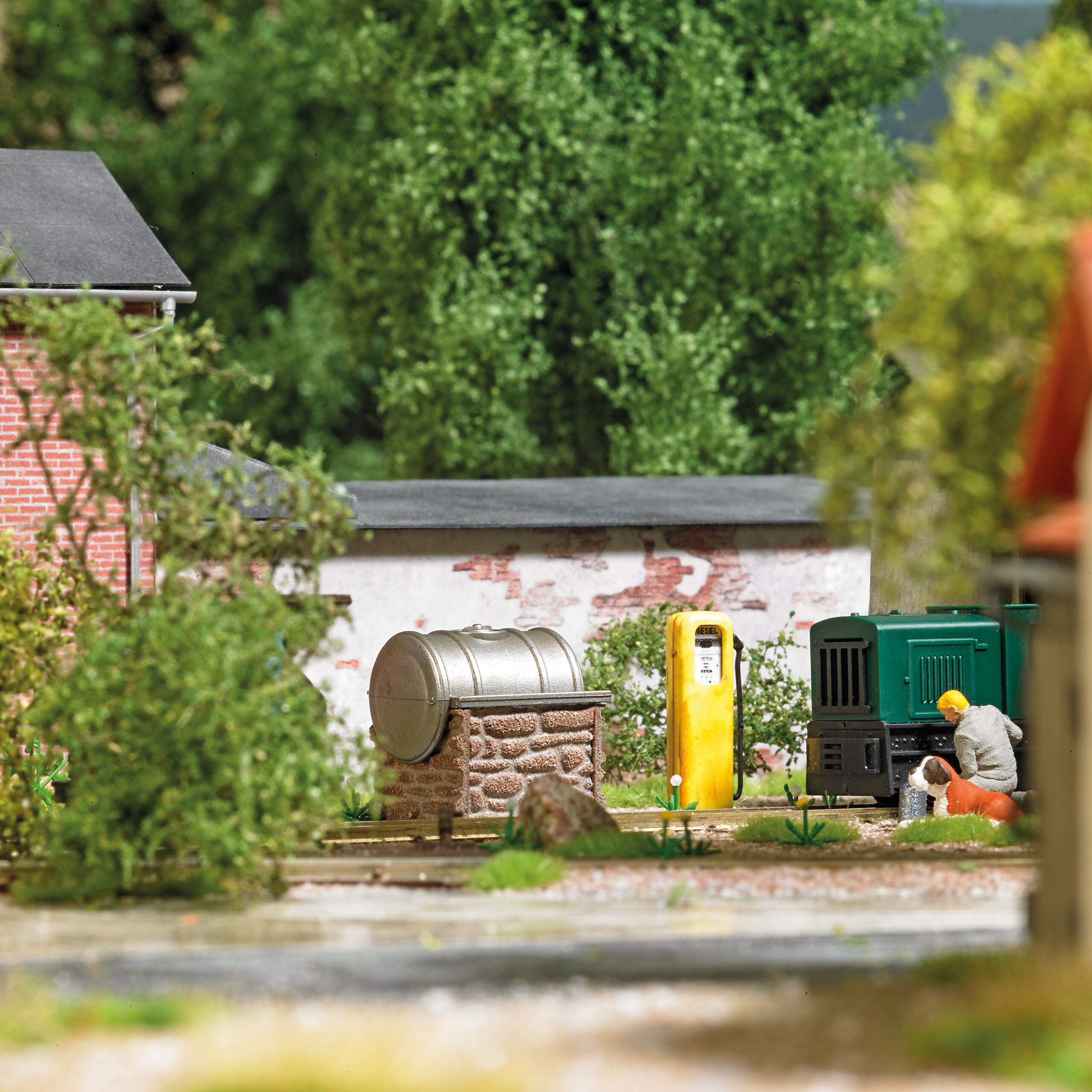 H0 Diesel filling station - Kit - E-trains