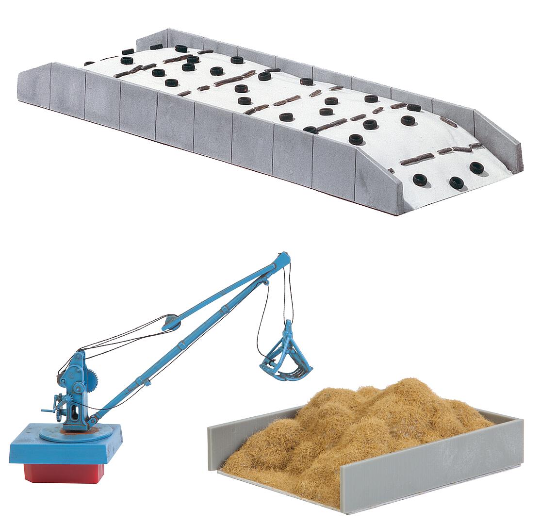 Driving silo and manure heap with crane - Kit - E-trains