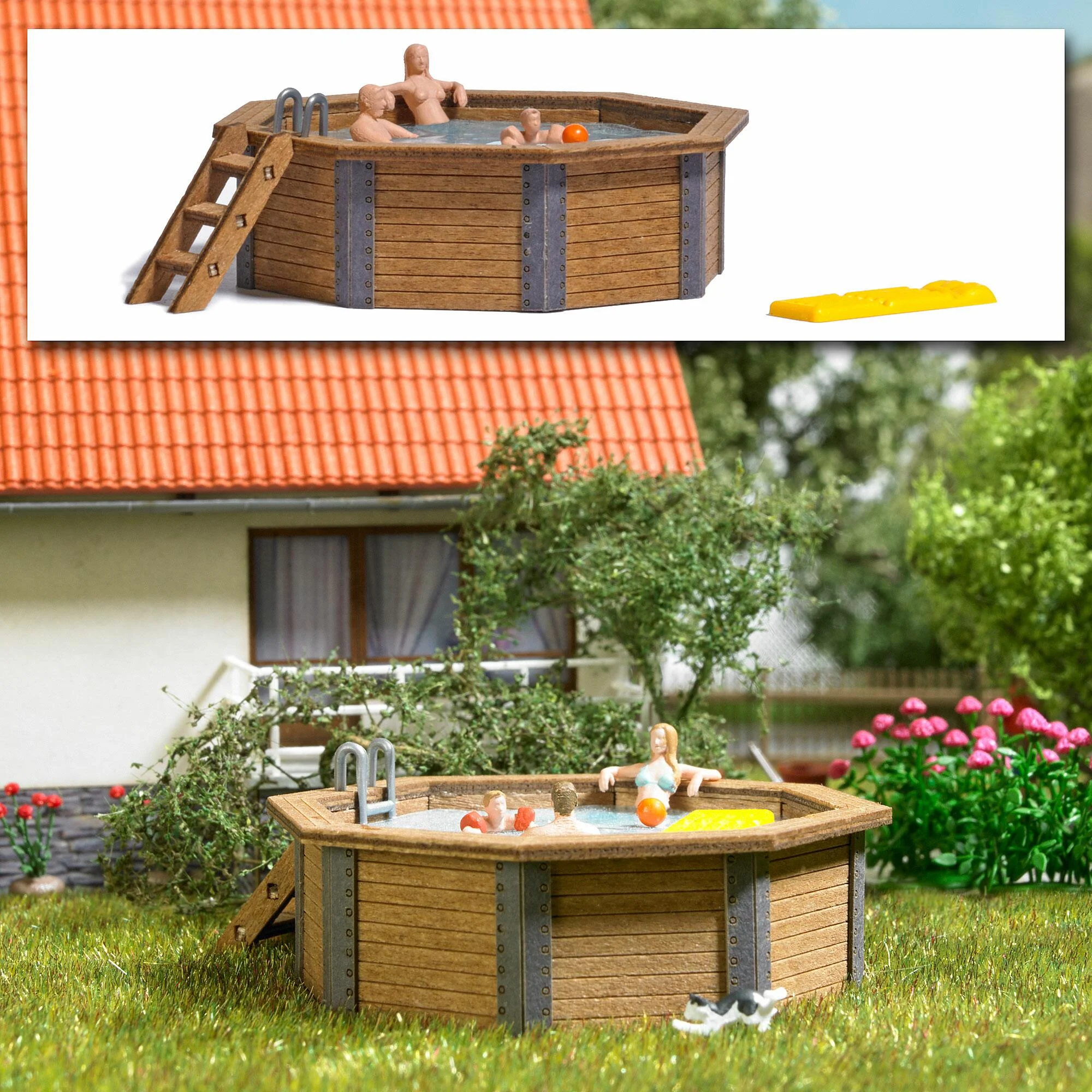 Garden pool kit - E-trains