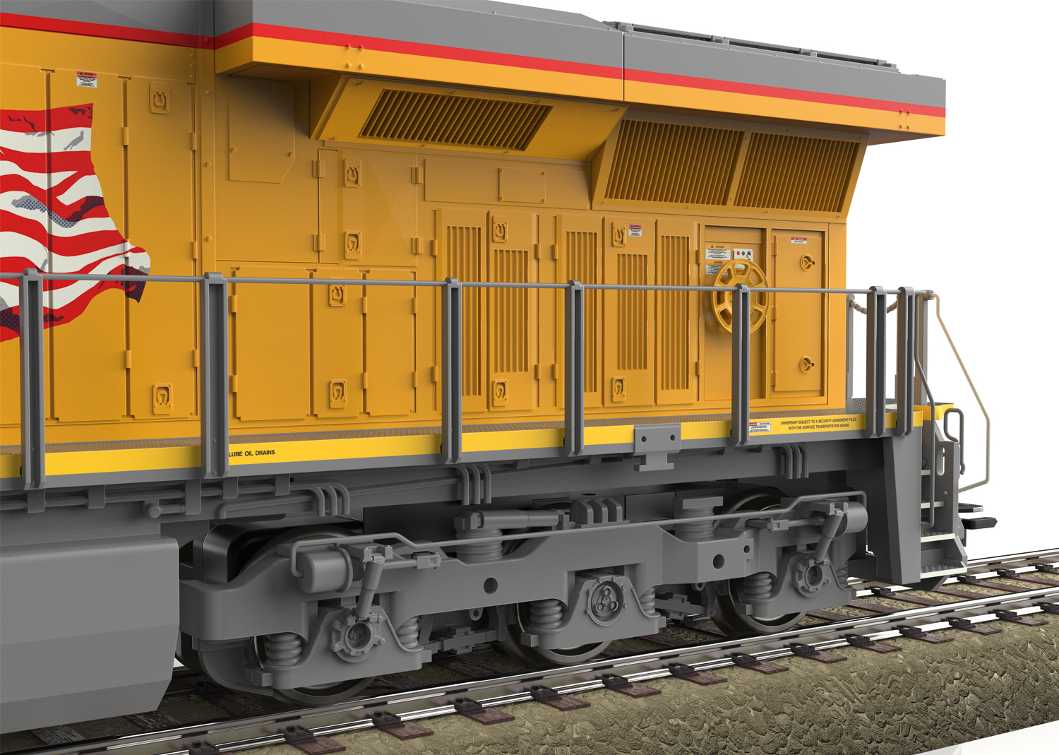DCC - Type GE ES44AC Diesel Locomotive - E-trains