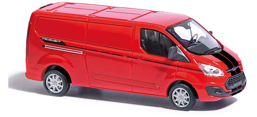 Ford Transit Custom flat roof panel van, rally - E-trains