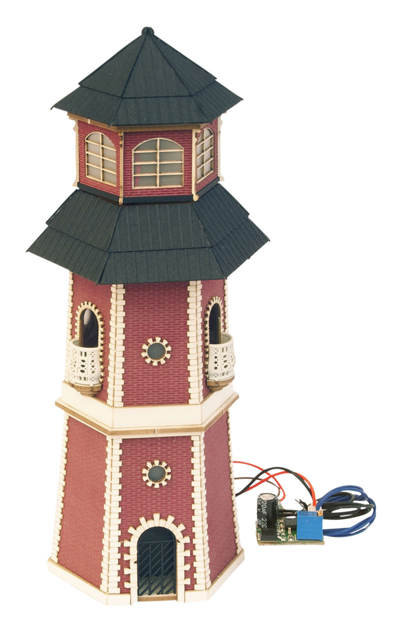 H0 Lighthouse with light signal - Kit - E-trains