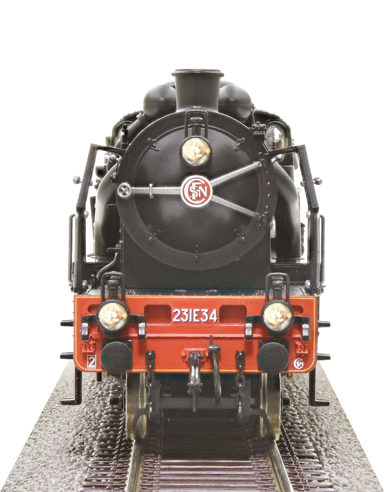 DCC - Steam locomotive 231 E 34, SNCF - E-trains