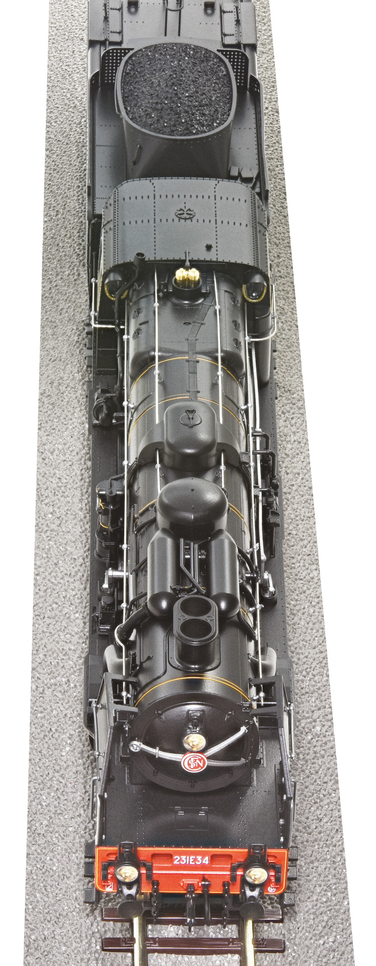DCC - Steam locomotive 231 E 34, SNCF - E-trains