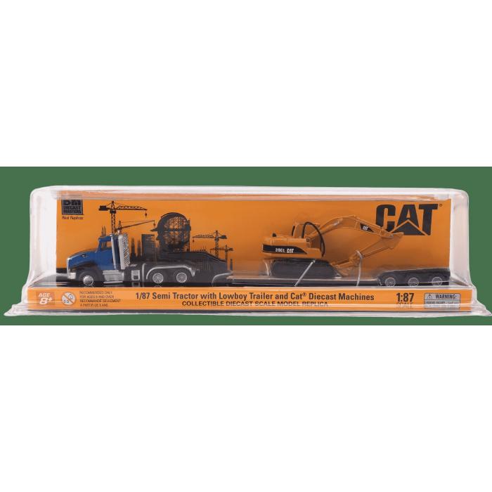 84415 CAT CT660 Day Cab with Lowboy & CAT 315 L Excavator - E-trains