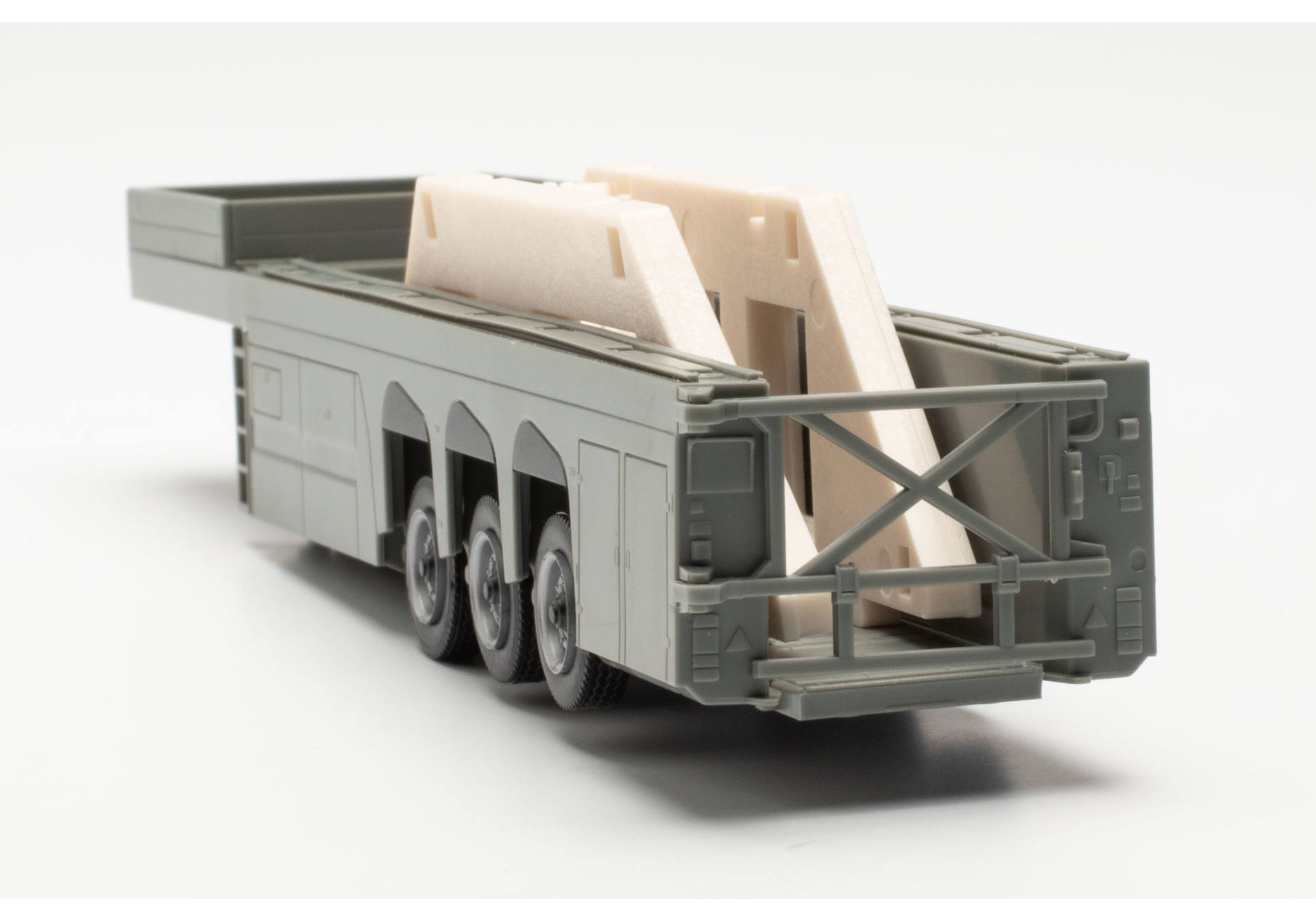 Concrete Panel Transport Trailer - Top Floor - E-trains