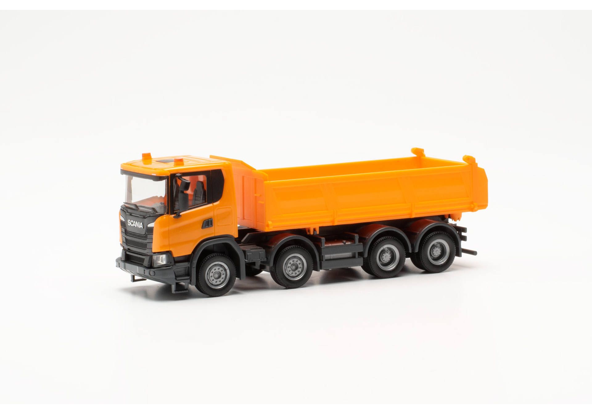 Scania XT17 Meiler threeway dumper, orange - E-trains