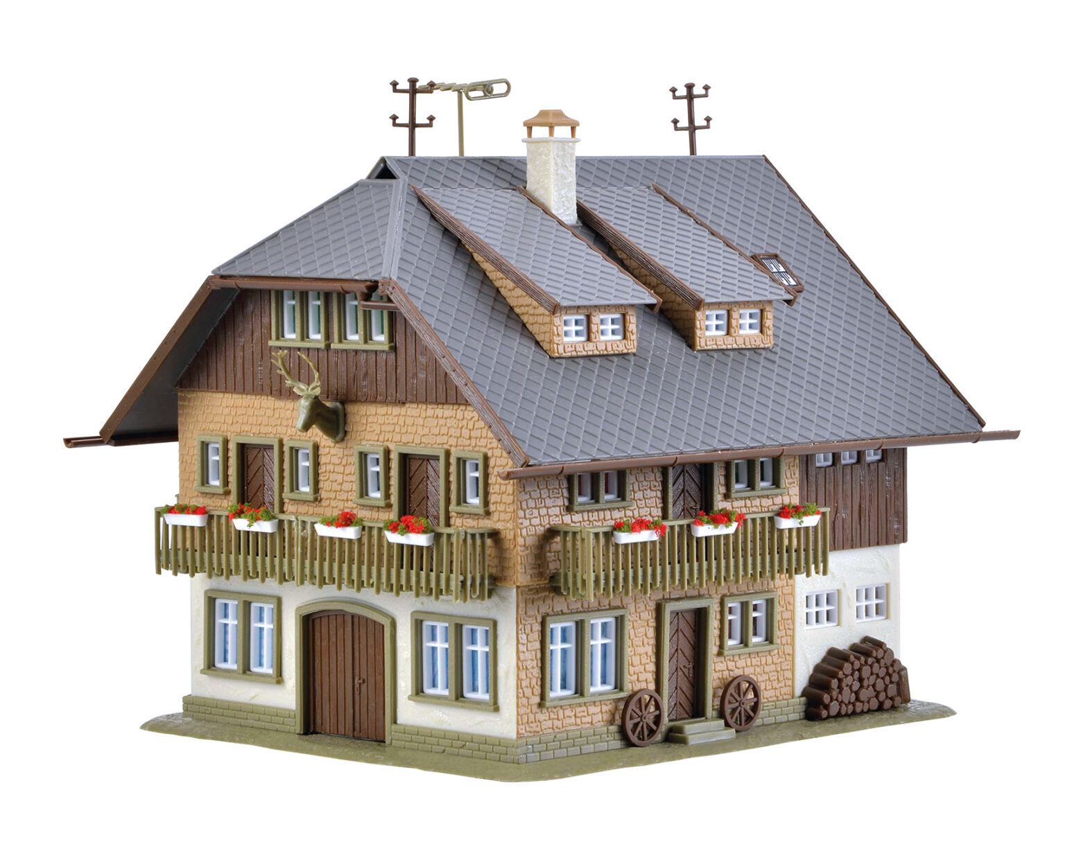 H0 Forester`s house - Kit - E-trains