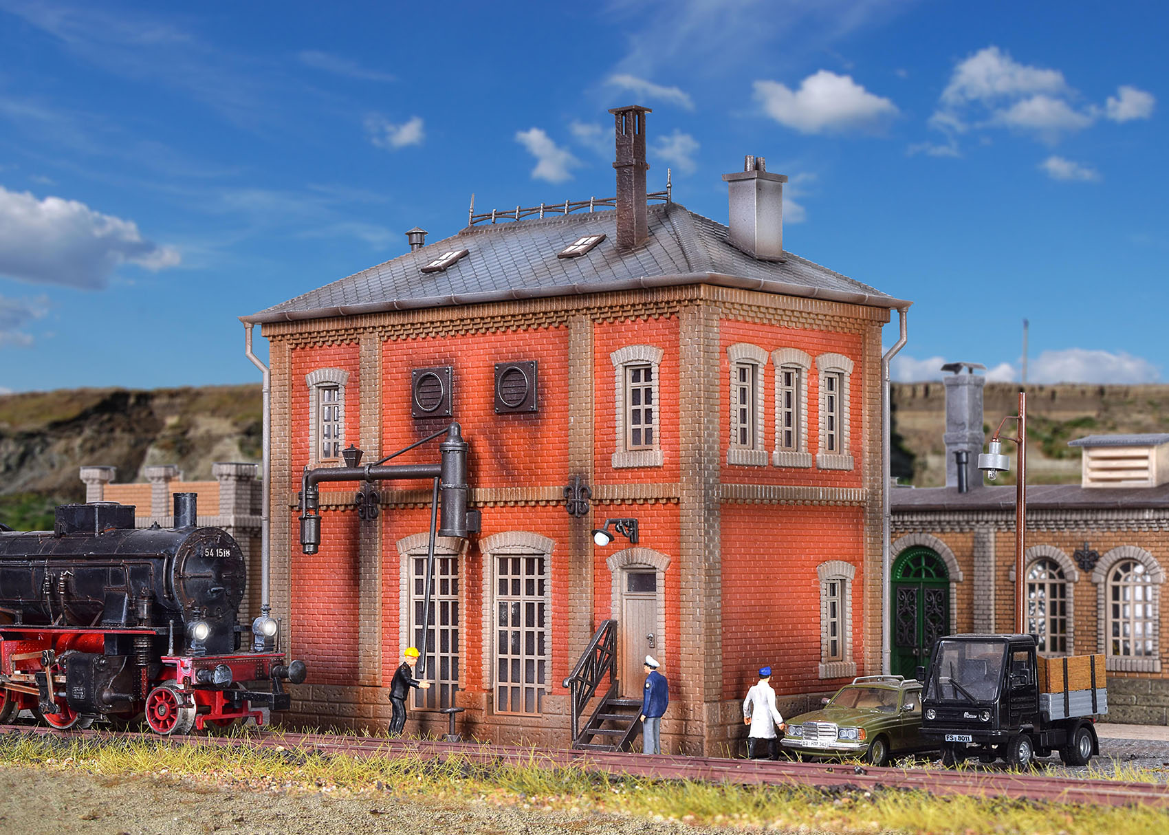 H0 Water house- Kit - E-trains