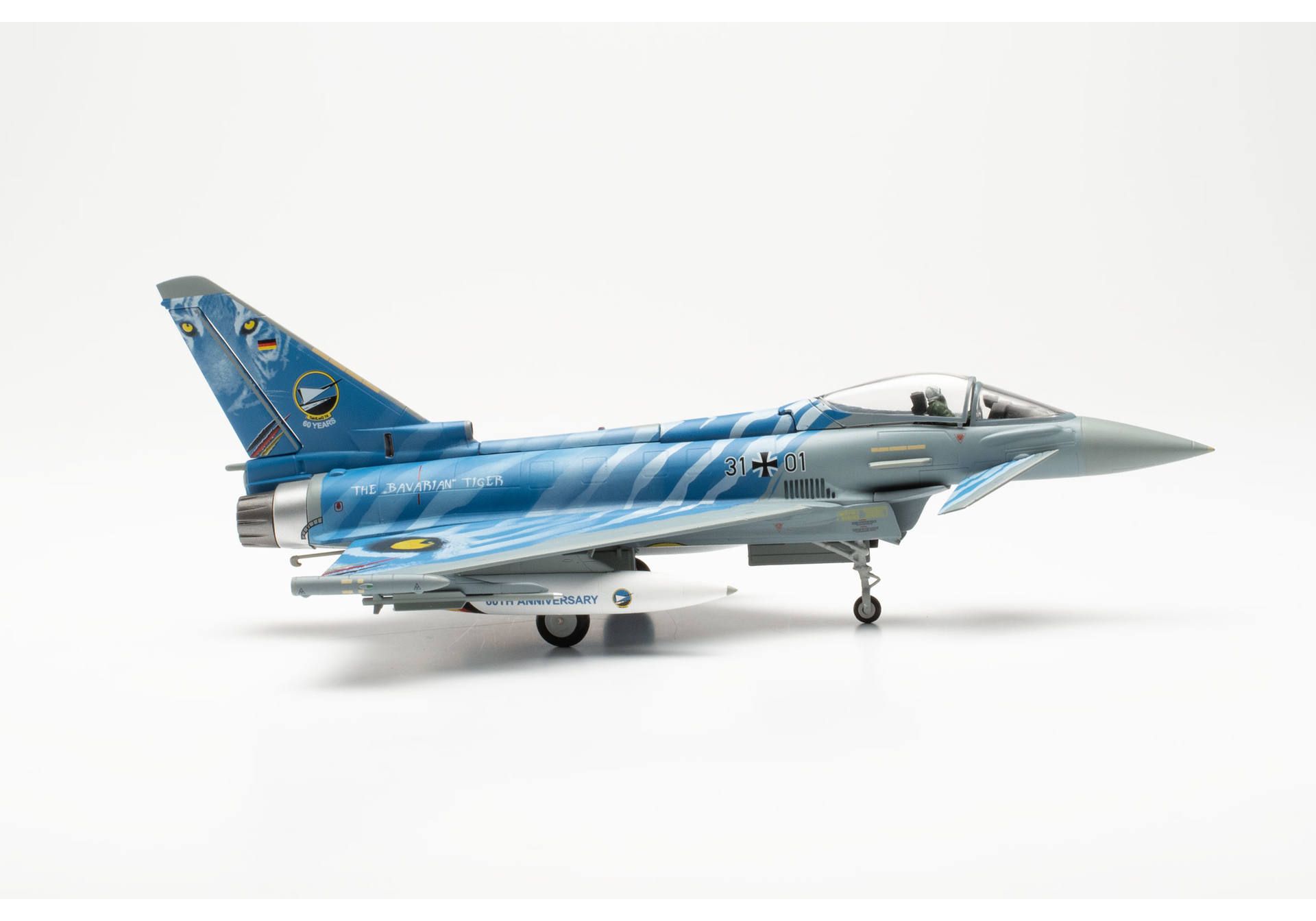 Luftwaffe Eurofighter - TaktLwG 74 "Bavarian Tigers" - Scale 1:72 - E-trains