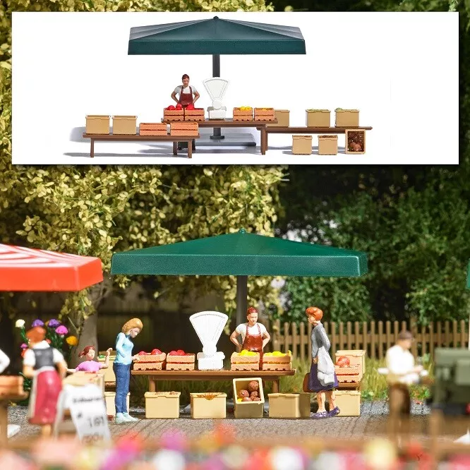 Action Set - Market stall Selling vegetables - E-trains