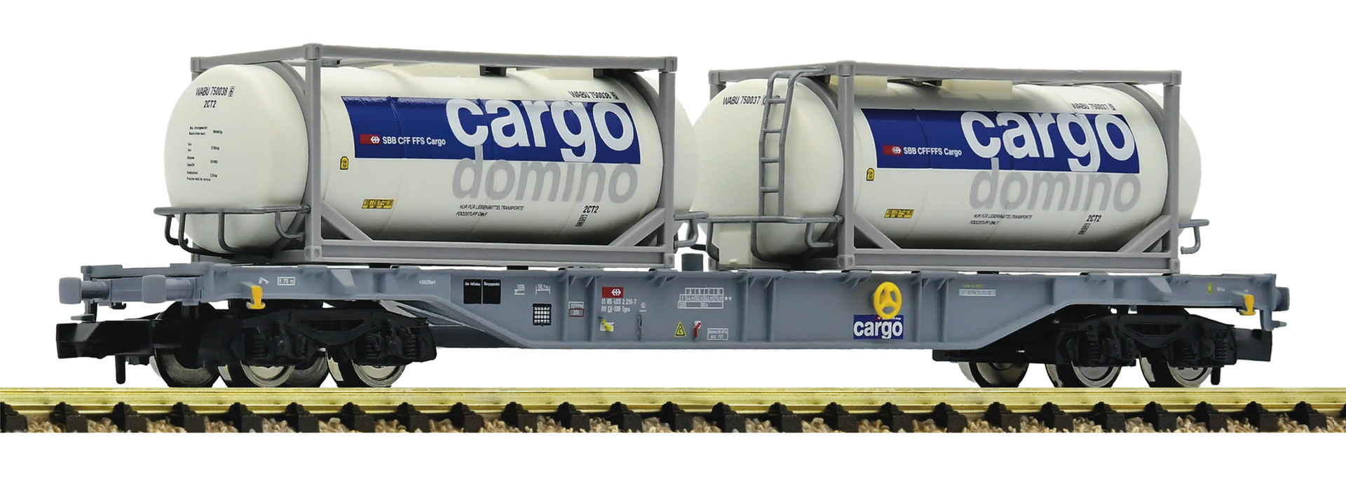 Container carrier wagon, SBB - E-trains