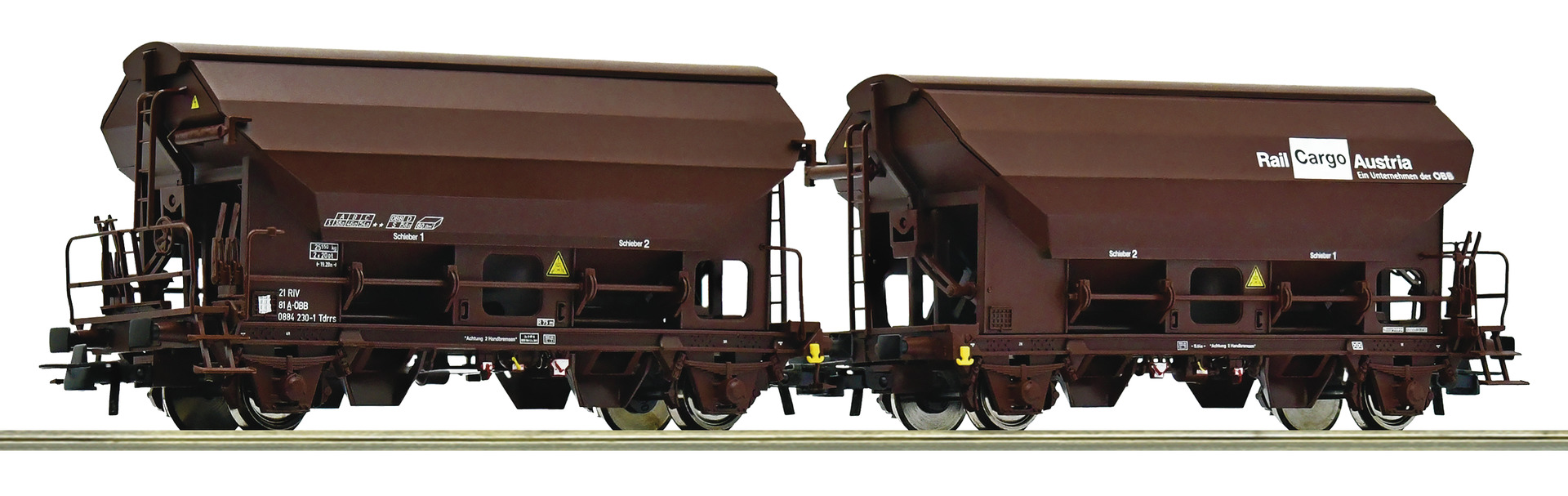 Swivel roof wagon double unit, ÖBB - E-trains