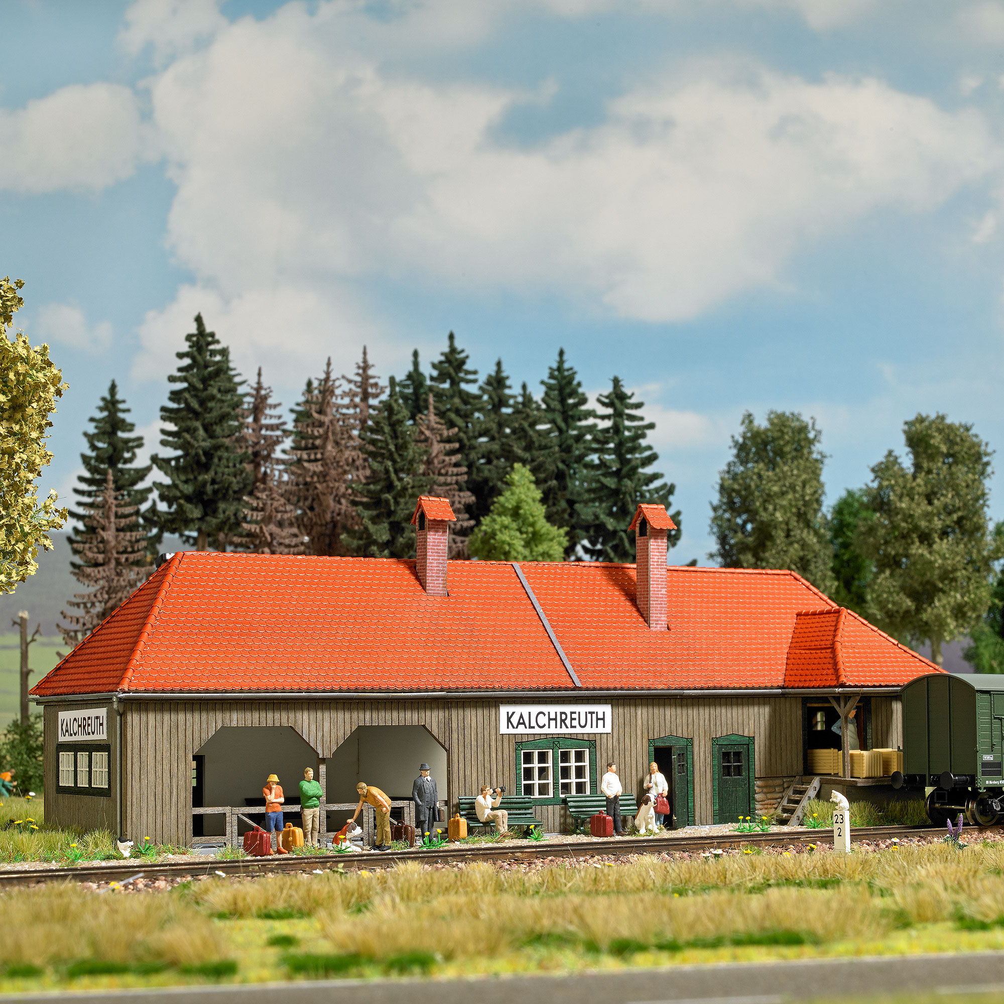 Kalchreuth train station, kit - E-trains