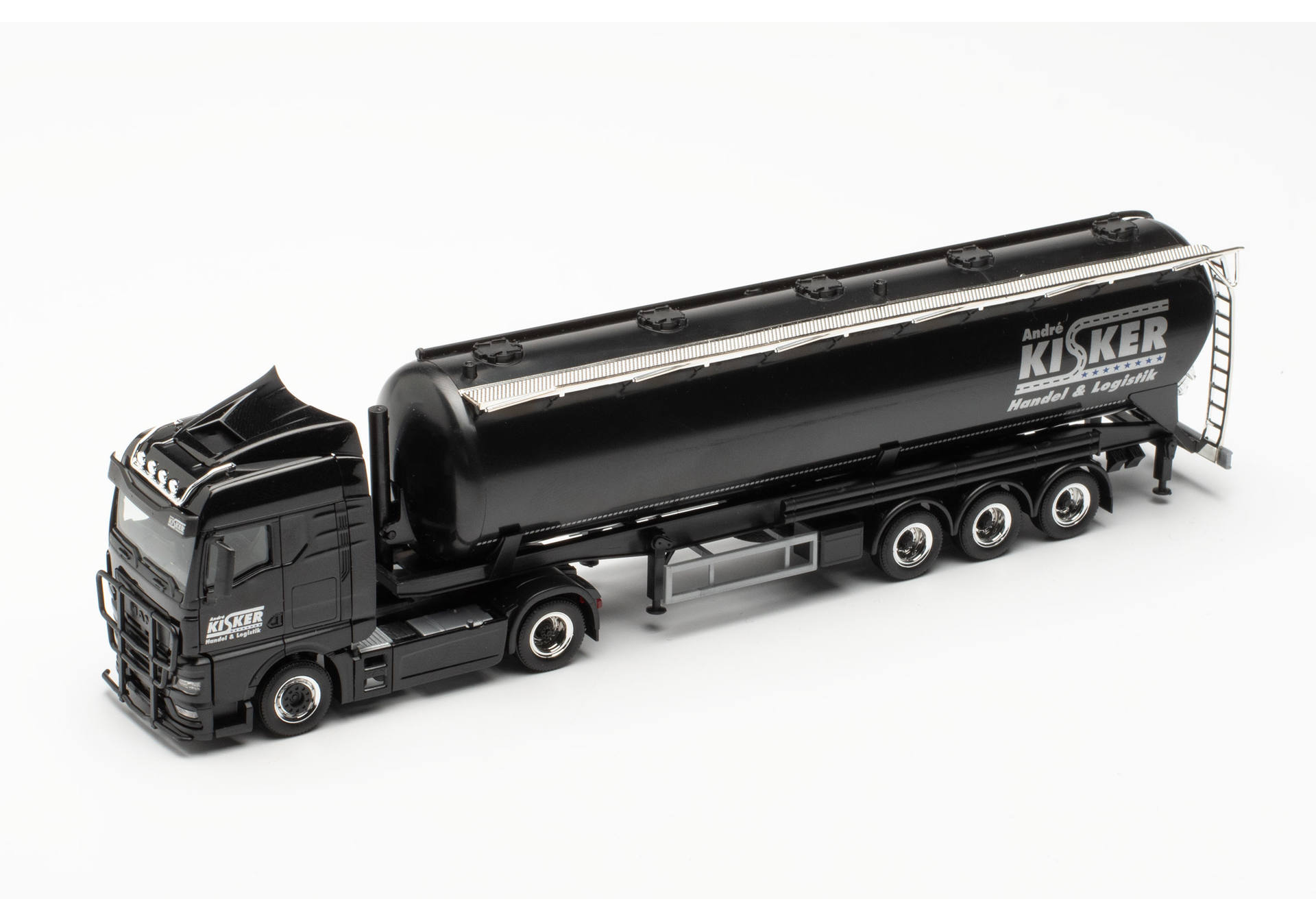 MAN TGX GM silo container semitrailer "Kisker" - E-trains