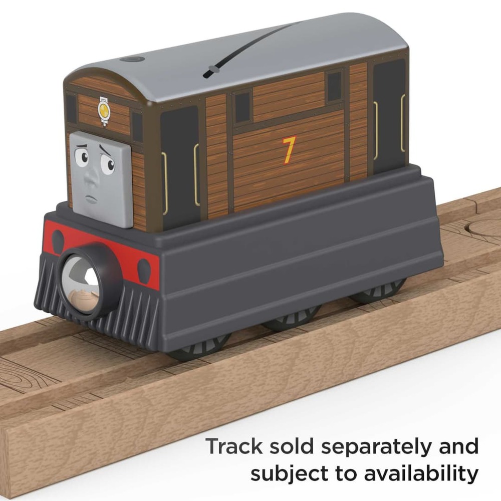 THOMAS & FRIENDS WOODEN RAILWAY - TOBY ENGINE - E-trains