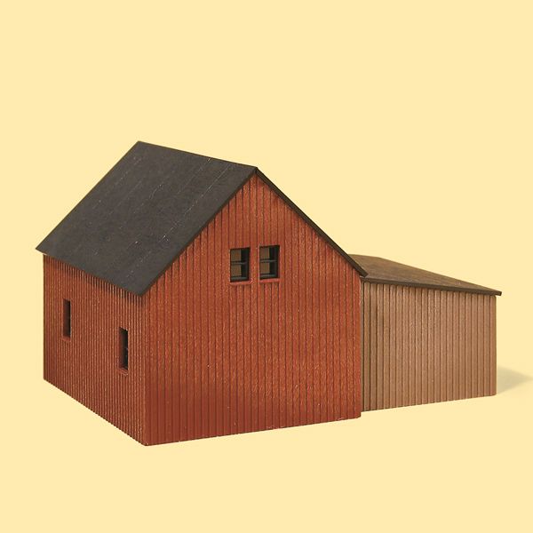Warehouse with garage - Kit - E-trains