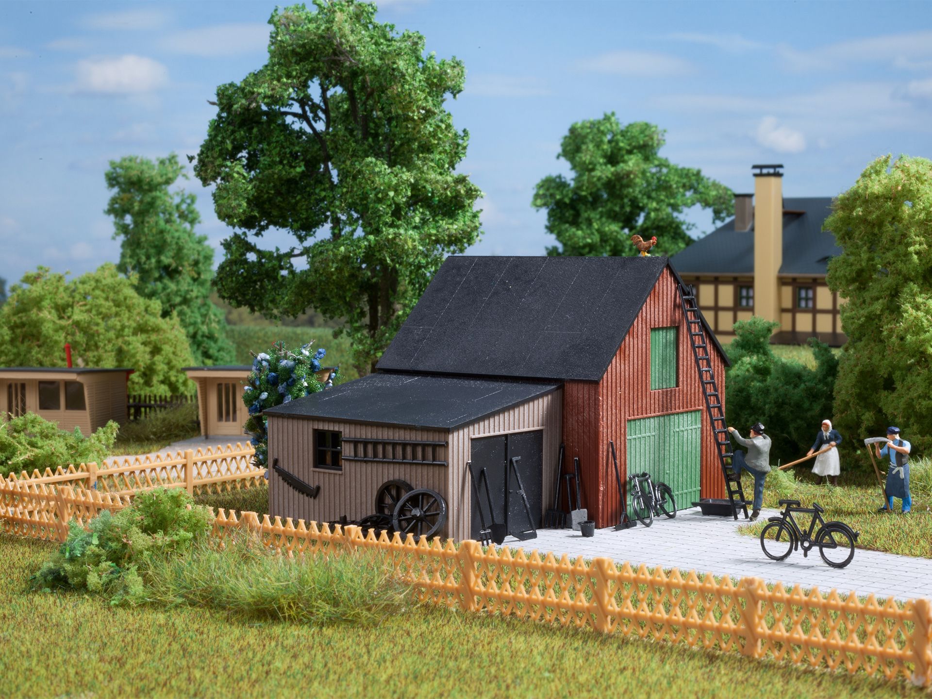 Warehouse with garage - Kit - E-trains