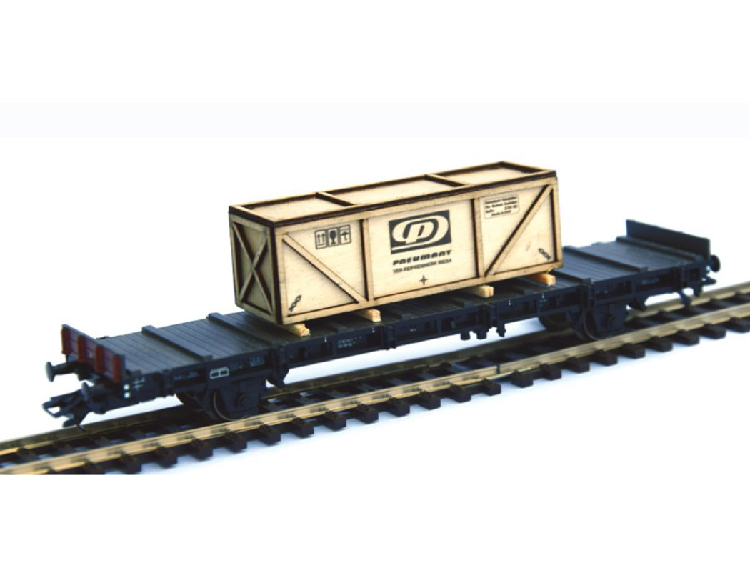 Pneumant overseas crate - E-trains