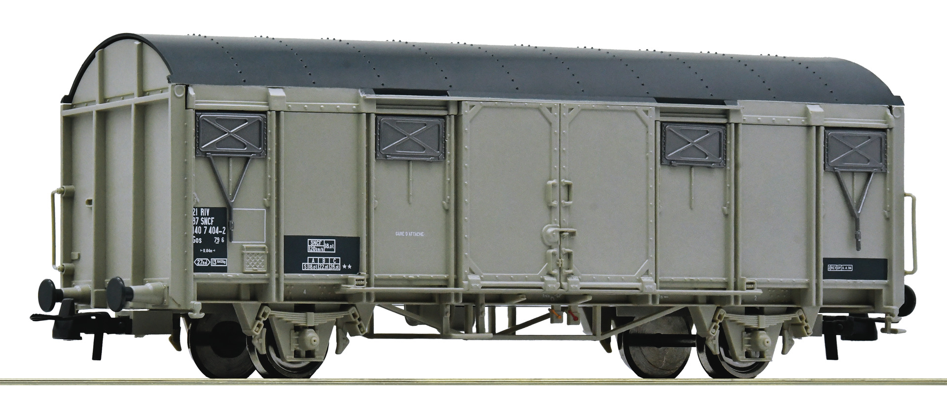 Covered goods wagon, SNCF - E-trains