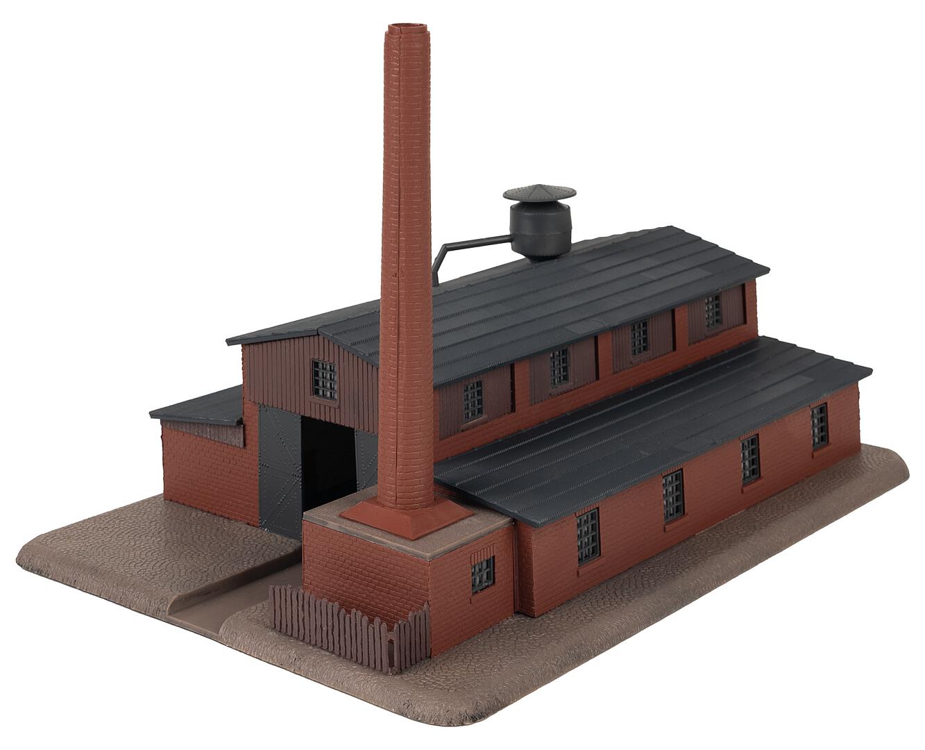 Factory with chimney - Kit - E-trains
