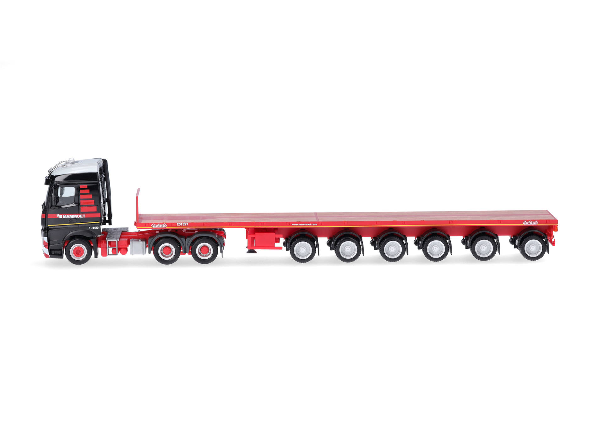 MB Arocs Streamspace ballast semitrailer "Mammoet" - E-trains